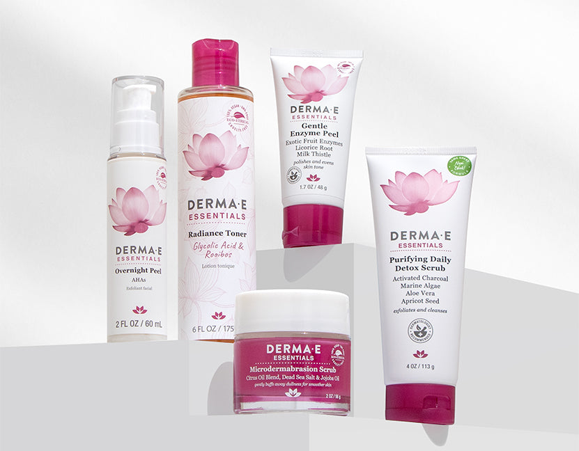 DERMA E Overnight Peel • AHA Peel & Exfoliator | DERMA E