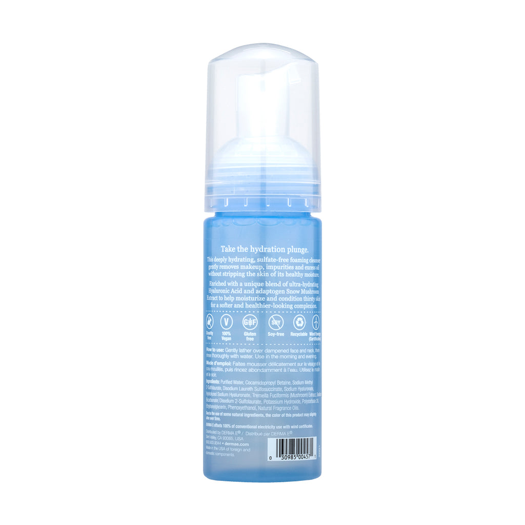 Hydrating Alkaline Cloud Cleanser - Deep Hydration & Purity – DERMA E